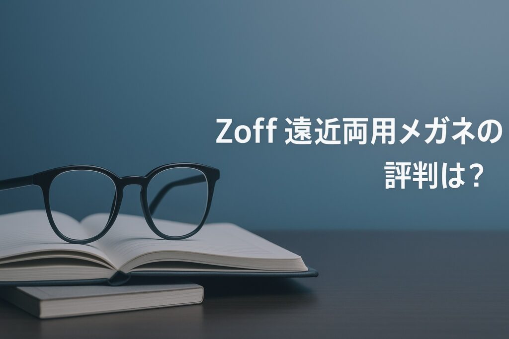 Zoffの遠近両用メガネの値段はいくら？評判・レンズ交換料金・注意点まとめ | 笹川ゆきこ CML日記